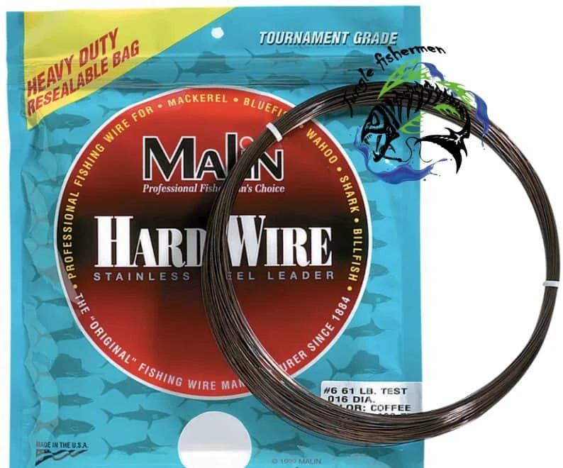 Malin Hard-Wire Stainless Steel Leader 61LB 0.16MM 12m